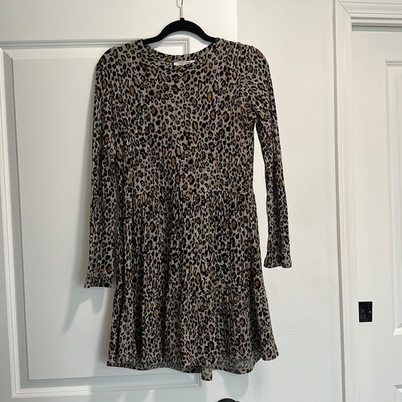 Zara | Dresses | Zara Leopard Print Dress Small | Poshmark